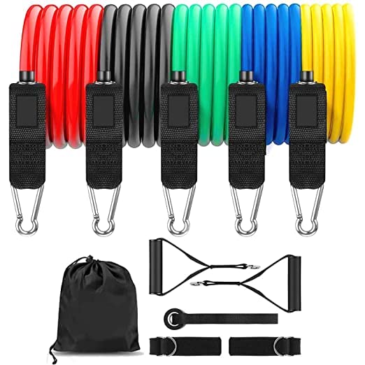 SHRASHTI PHYSIO DEVICE Resistance Bands Set for Exercise, Stretching ...