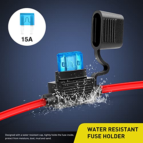 Snapklik.com : Nilight 120 PCS Mini ATM/APM Blade Fuse 5A/75A/10A/15A ...