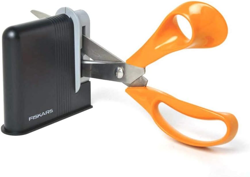 Amazon.com: Fiskars Scissor Sharpener, for Right-Handed People, Ceramic ...