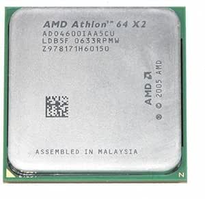 Amazon.com: AMD Athlon 64 X2 4600+ 2.4GHz 1MB Socket AM2 Dual-Core CPU ...