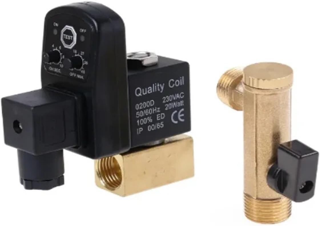 Separated Type DC24V/AC220V/380V 1/2" Automatic Timer Compressor ...