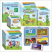 Preschool Prep Pack: Meet the Letters Numbers, Shapes & Colors BIG SET ...