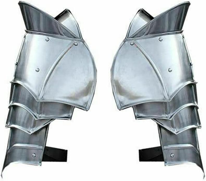 Amazon.com: AnNafi® Steel Warrior Pauldron Medieval Shoulder Armor Set ...
