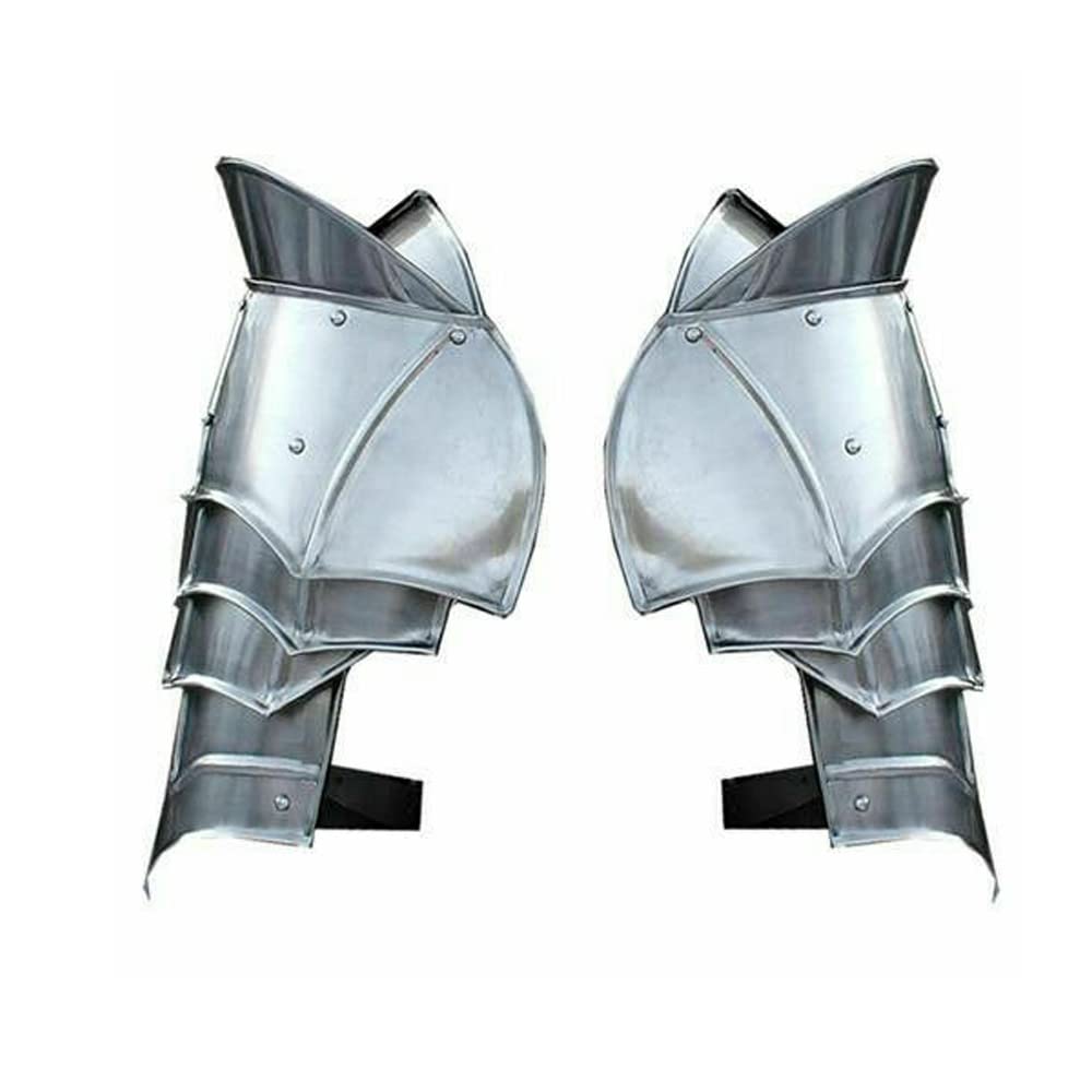Amazon.com: AnNafi® Steel Warrior Pauldron Medieval Shoulder Armor Set ...