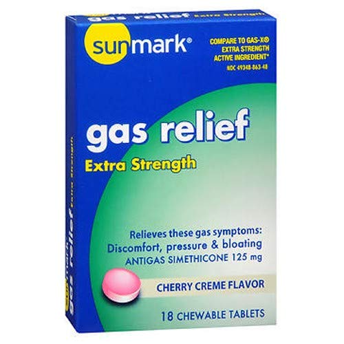 Sunmark Gas Relief, Chewable Tablets, Extra Stre in Pakistan | WellShop.pk