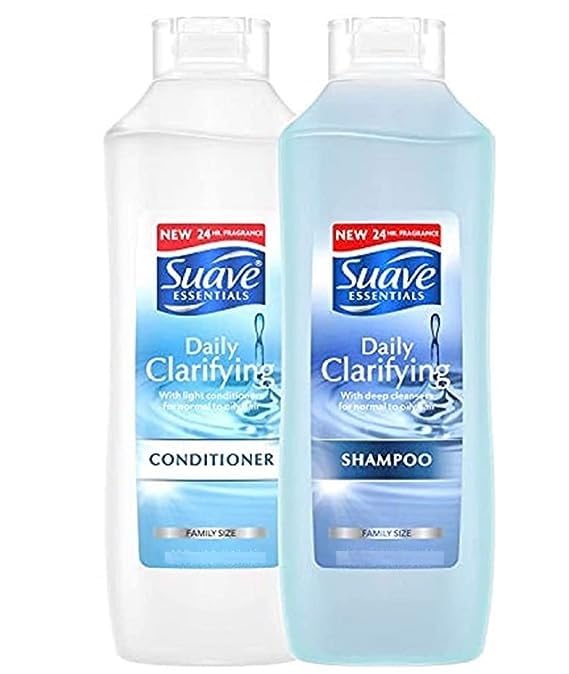 Amazon.com : Suave Clarifying Shampoo and Conditioner Set for Build Up ...