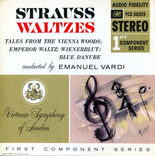 Strauss Waltzes-LP: Strauss*, Emanuel Vardi Conducts Virtuoso Symphony ...