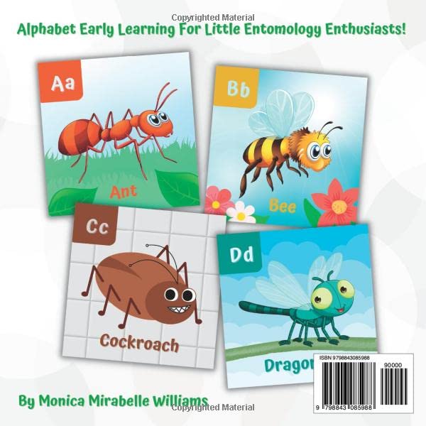 Snapklik.com : Bugs & Insects ABC Big Picture Book For Toddlers