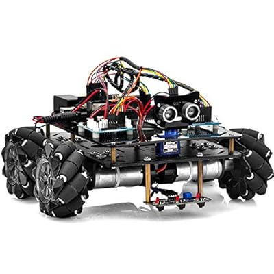 Buy OSOYOO Omni-directinal Mecanum Wheels Robot Car Kit for Arduino ...