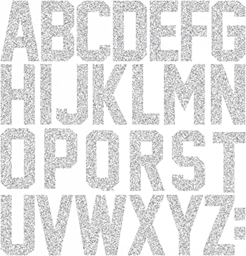 Amazon.com: QIUKUI 4set 2 Inch Vinyl Iron on Letters Heat Transfer ...