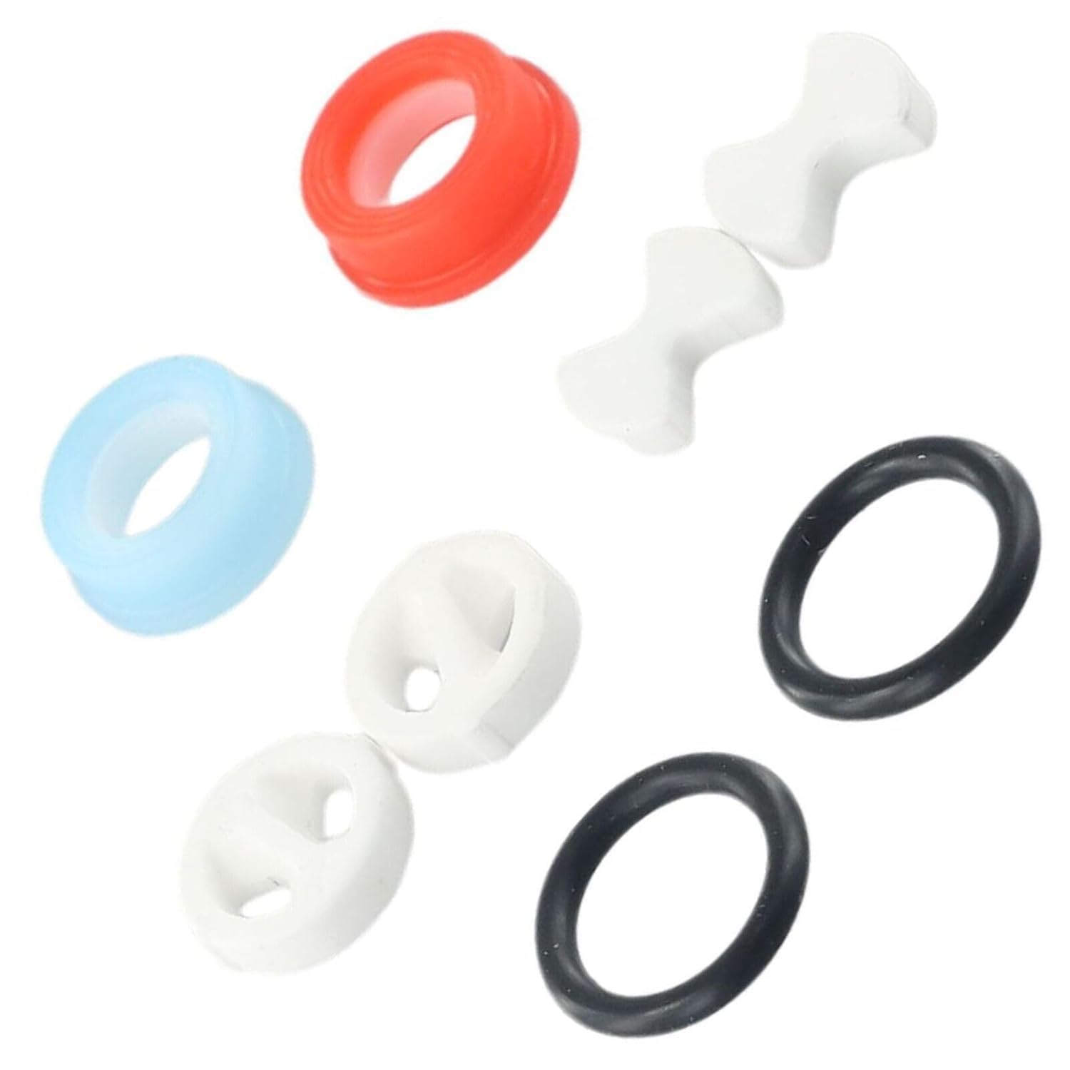 8 Pcs Faucet Washers Ceramic Disc Cartridges Silicon Washer Insert ...