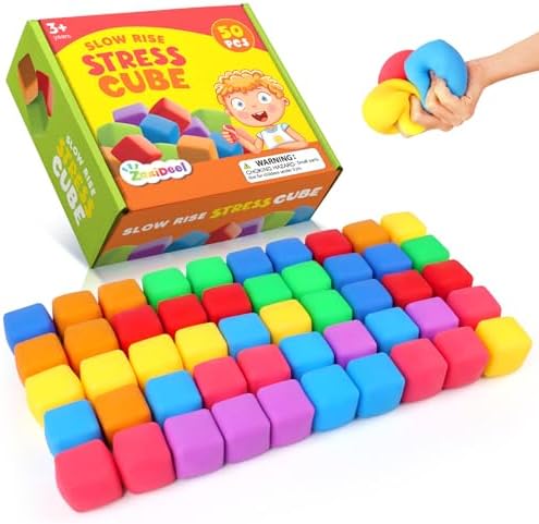 Amazon.com: 50PCS Fidget Toys Bulk for Kids: Stretchy Squishy Ball for ...