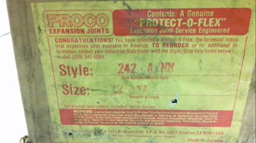 PROCO 242-A ,PROTECT-O-FLEX EXPANSION JOINT EPDM UNION 150LB 242-A ...