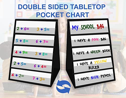 Snapklik.com : Essex Wares 13 X 17-in Double Sided Tabletop Pocket Chart