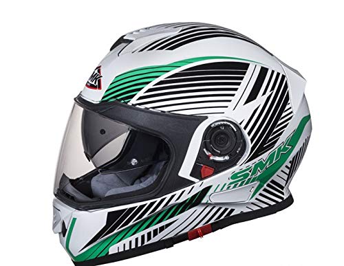 SMK Twister Designer Full Face Helmet with Fluid Graphics (GL128 ...