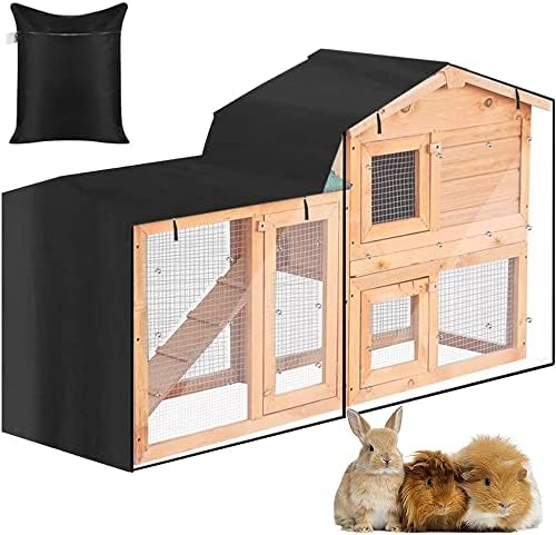 Skyour Triangle Rabbit Hutch Cover Indoor Outdoor Heavy Duty Waterproof ...