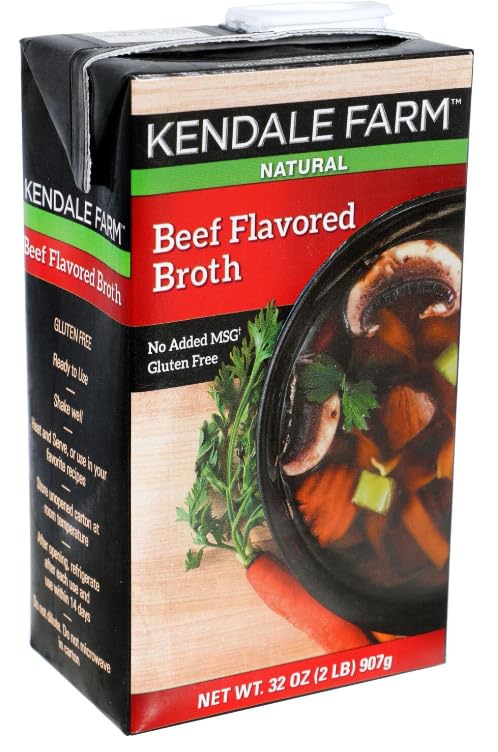 Amazon.com : Kendale Farm Beef Flavored Broth Gluten Free No Added MSG ...