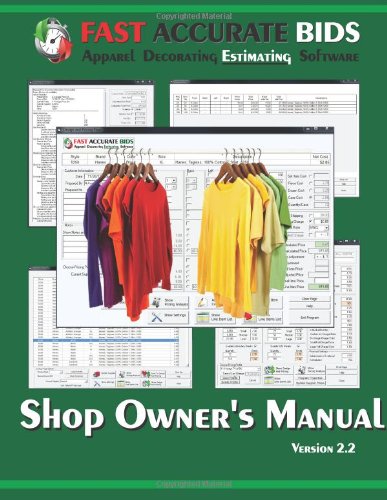 Fast Accurate Bids Shop Owner's Manual: Harmer, Myra: 9780615820446 ...
