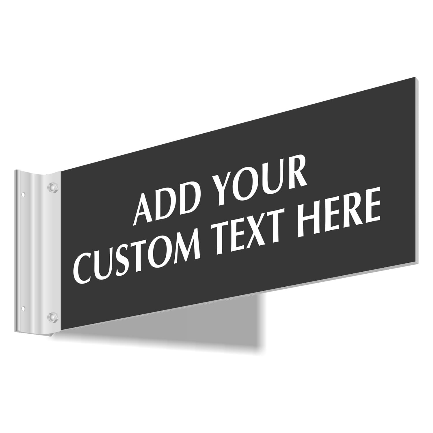 Amazon.com: SmartSign Custom Projecting Hallway Sign with Bracket - 4 ...