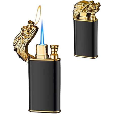 Amazon.com: Magic Double Flame Lighter, Unique Creative Metal Torch ...