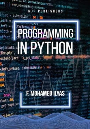 Amazon.in: Buy PROGRAMMING IN PYTHON Book Online at Low Prices in India ...