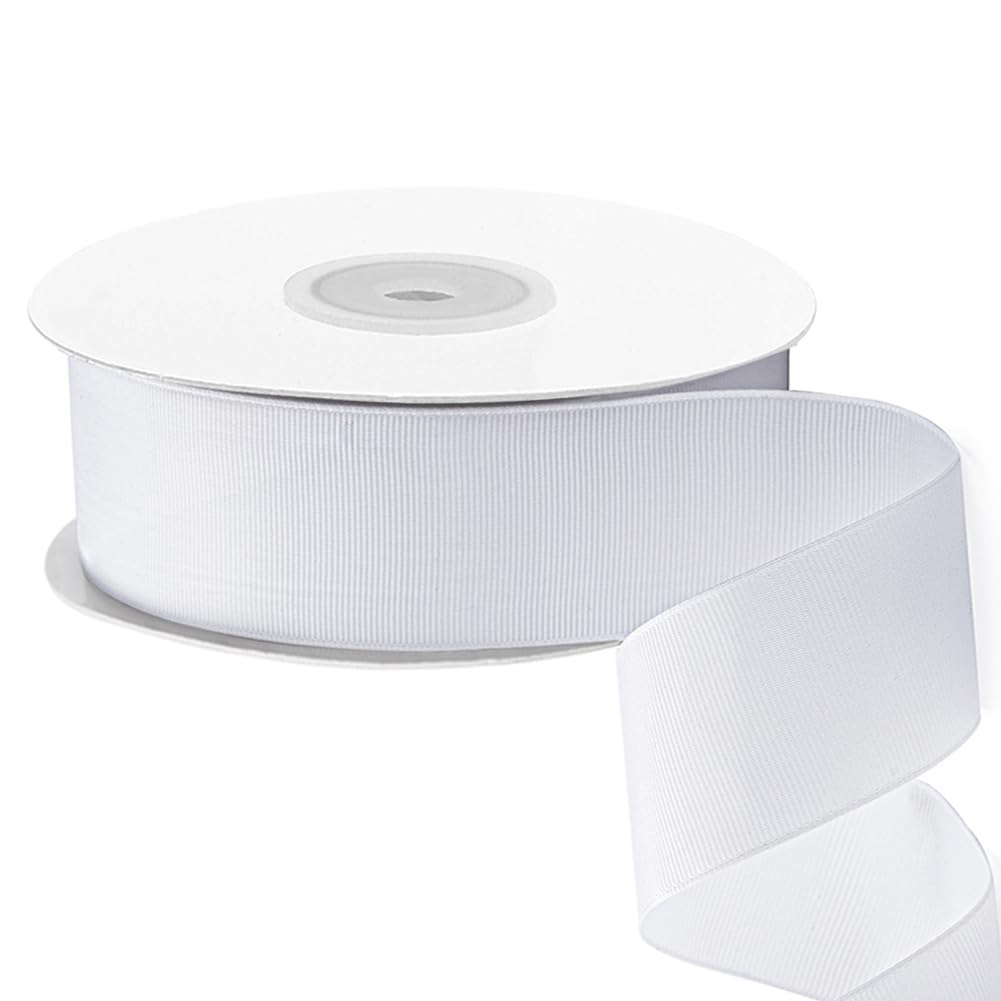 White Grosgrain Ribbon