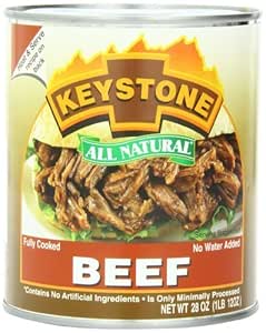 Amazon.com : Keystone Meats All Natural Canned Beef, 28 Ounce by ...