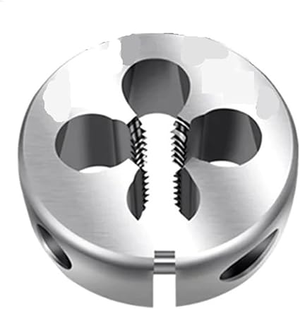 WLUAYITC Round Die, UNC UNF 2-56 4-40 6-32 8-32 10-24 12-24 1/4 3/8 1/2 ...