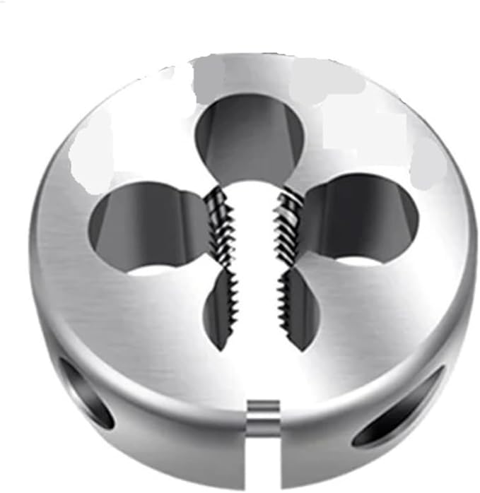 WLUAYITC Round Die, UNC UNF 2-56 4-40 6-32 8-32 10-24 12-24 1/4 3/8 1/2 ...