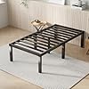Amazon.com: Novilla Twin Bed Frame, 14 Inch Metal Platform Bed Frame ...