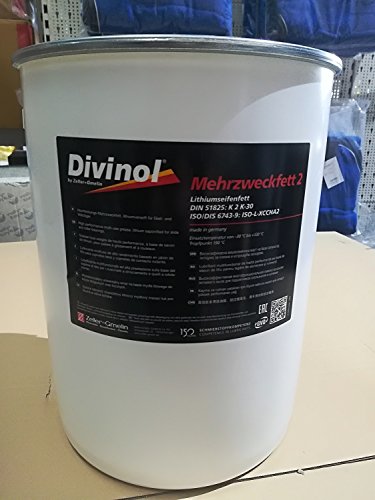 Divinol 22971 Mehrzweckfett 2/15 Kg gerader Eimer für Füllgerät Fett ...
