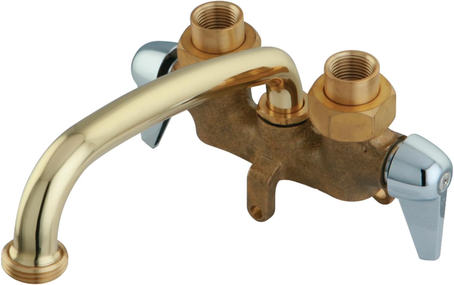 Gerber Classics Two Handle Laundry Faucet, Clamp On Mounting with ...