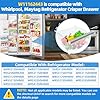 Amazon.com: UPGRADED W11162443 Refrigerator Crisper Drawer Compatible ...