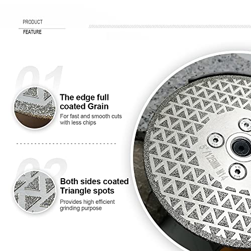 Snapklik.com : 5 Inch Electroplated Diamond Cutting Grinding Disc Fits ...