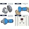 Amazon.com: Pool Vacuum Hose Adapter - Intex Adapter B Replacement ...