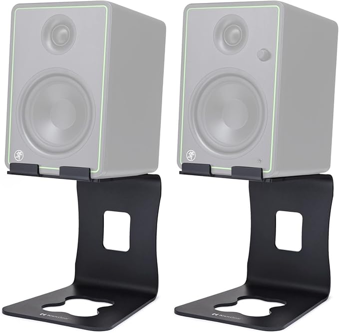 Amazon.com: Knox Gear Desktop Speaker Stands, Aluminum Professional ...