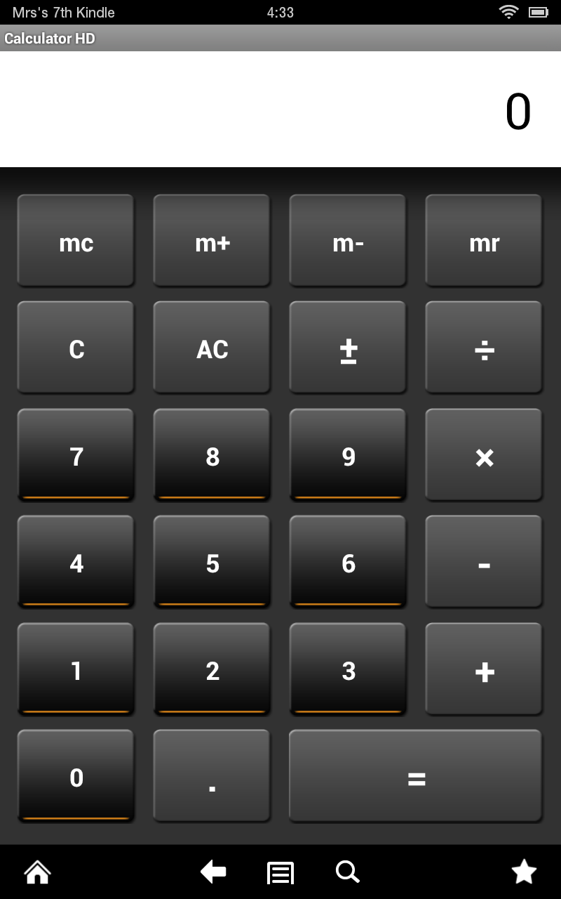 Calculator HD - App on the Amazon Appstore