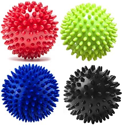 TOnourish Acupressure Foot Pain Relief Ball Set - Spiked Foot Massage ...