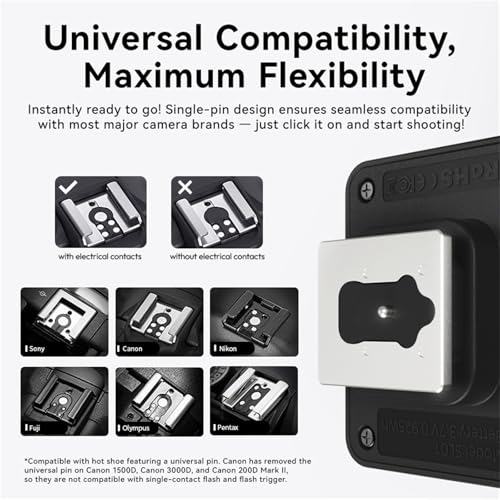 ULANZI SL02 Mini Flash Speedlite with Video Light, GN8 6500K Camera ...