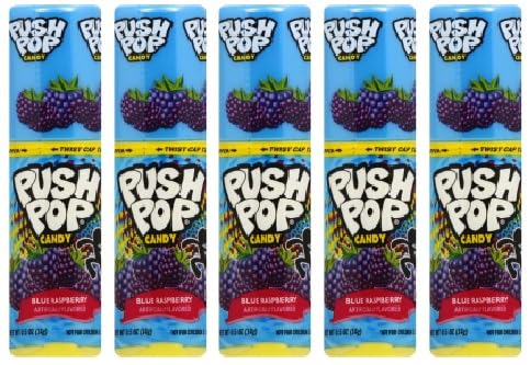 Pushs Pop Candy Sweet And Refreshing Blueberry Fruit Flavor Each 10gm ...