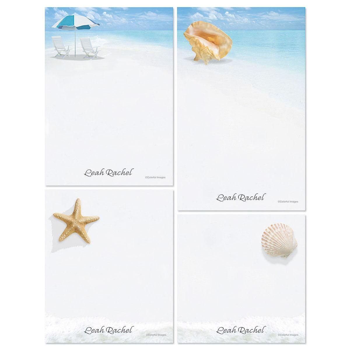 Amazon.com : Calm Seas Memo Pad Set-50 Sheet Note Pad, Set of 4 ...