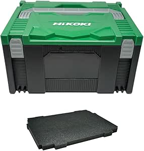 Amazon.co.jp: [システムケース3と専用底クッション付] HiKoki｜ハイコーキ システムケース3 (0040-2658)+底クッション(339-281) misakazooロゴ ...