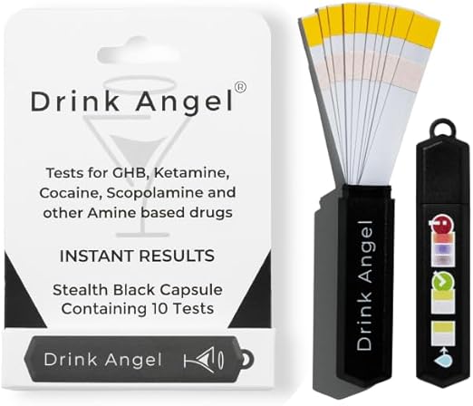 Amazon.com: Drink Angel Drink Spike Test Kits - 10 Pack Discreet On-The ...
