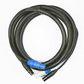 Amazon.com: ADJ Supply 12ft 5pin XLR DMX Powercon Combo Cable : Musical ...