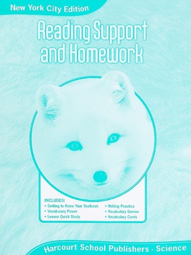 Science NYC Reading Support & Homework Grade 1: Harcourt School ...