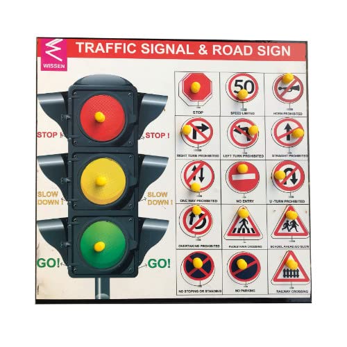 Wooden Traffic Signal And Signs Learning Educational Knob Tray For Kids wooden-traffic-signal-and-signs-learning-educational-knob-tray-for-kids