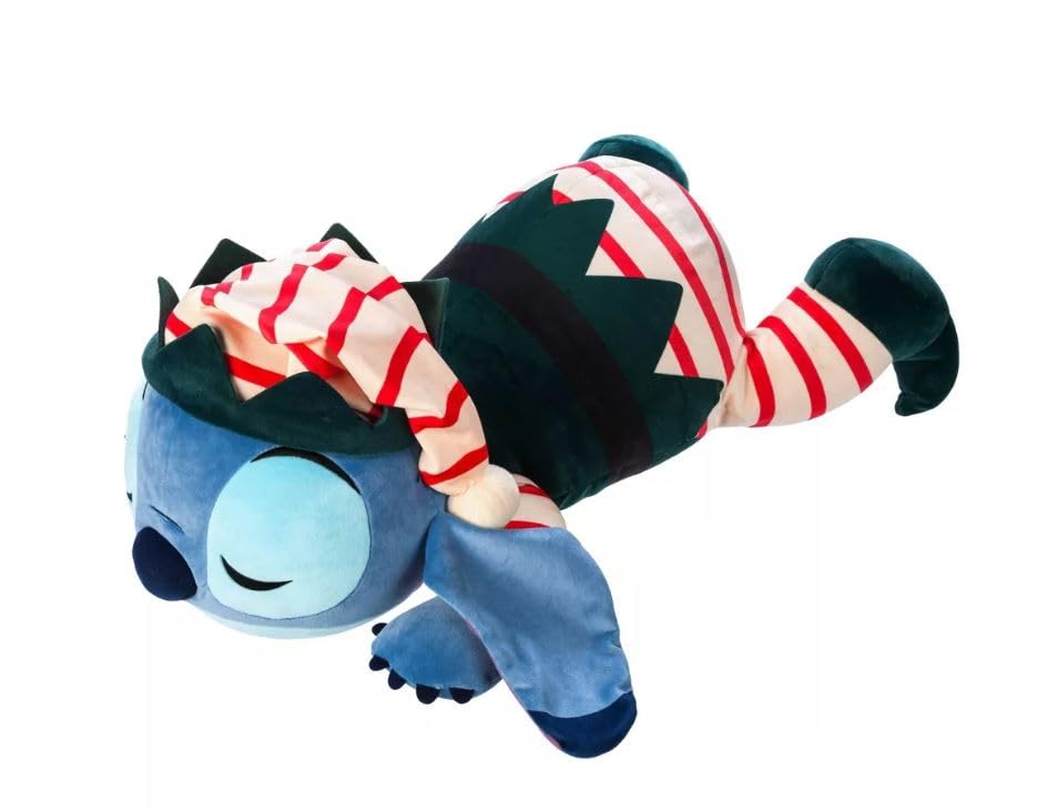 Amazon.com: Disney Store Official Cuddleez Plush - Stitch Elf - Big ...