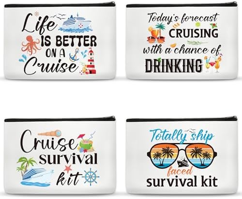 Amazon.com: Silkfly 16 Pieces Cruise Survival Kit Novelty Cruise ...