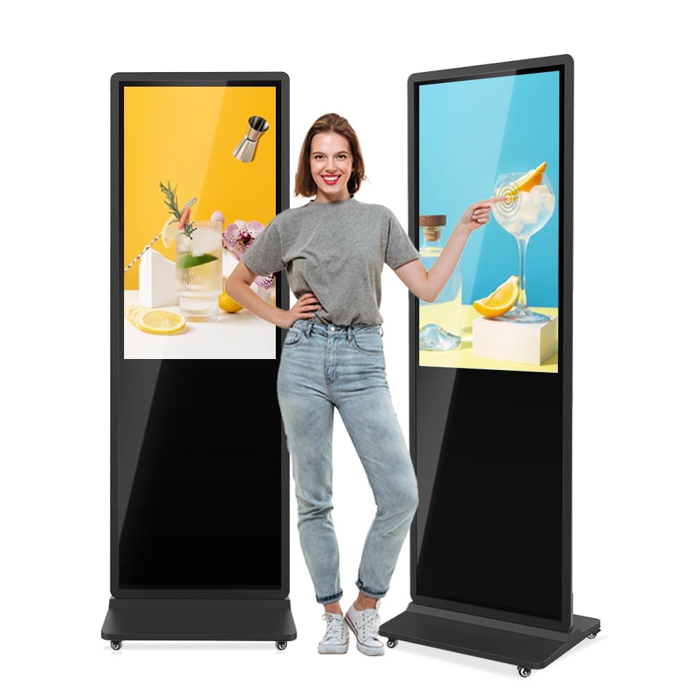 MWE 43 Inch Touchscreen Digital Signage Display Kiosk, Vertical Monitor ...