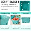 Amazon.com: [500 Case] 1 Pint Green Molded Pulp Fiber Berry Basket ...